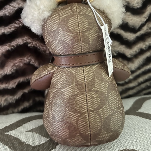 Coach | Accessories | Authentic Coach Signature Teddy Key Chain New ...